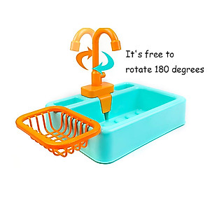 kathson Bird Bathtub Parrot Shower Box Bathing Tub Container Cage Accessory for Small Medium Parakeet Cleaning Supplies,Two Uses: Parrot Bathtub and Kitchen Sink Toy