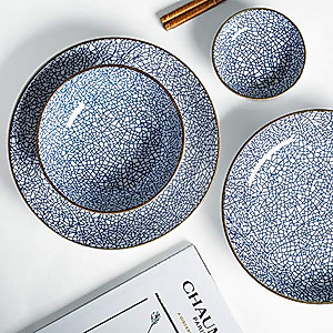 Kylimate 4" Mini Bowls For Dipping Saucers,Set of 4, 4 Ounce Dipping Bowls, Sauce Dishes