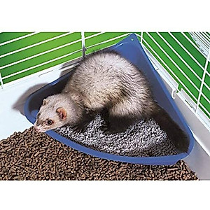 Savic Rody Toilet Corner Littler Pan for Rabbits, Ferrets and Other Small Animals (Pack of 1)