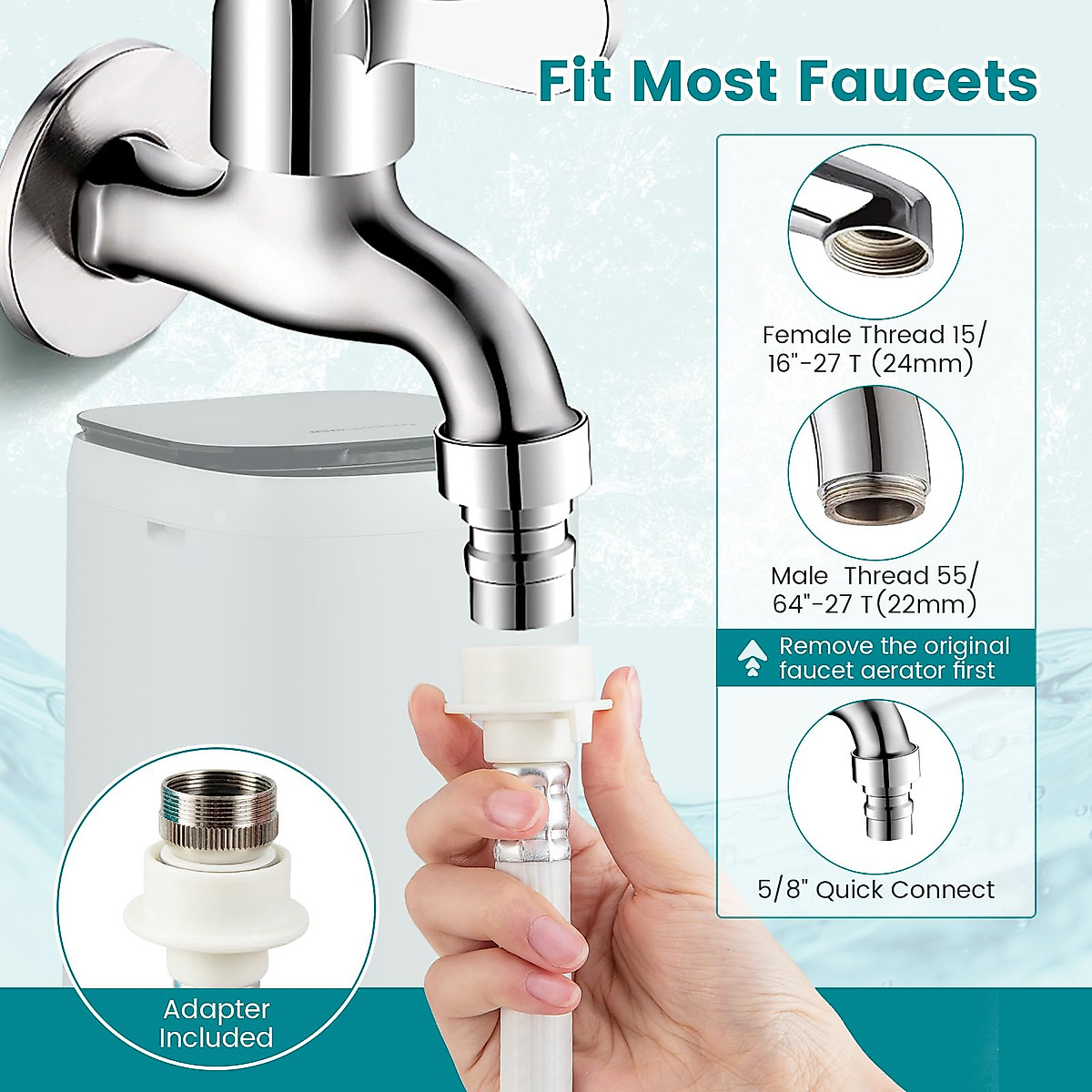 COSTWAY 7.7 Lbs Portable Washing Machine, 0.78 Cu.ft Full Automatic Laundry Machine with 10 Preset Programs, 3 Water Levels, Compact Washer and Spinner Combo for RVs Dorms Apartments, White