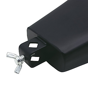 Mowind 5 Inch Metal Steel Cowbell Noise Maker with Stick for Drum Set Kit Hand Percussion