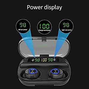 TBIIEXFL Headset Touch Function with Charging Box Stereo Headphones in-Ear Built-in Microphone Headphones Sports Subwoofer