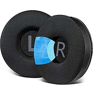 SOULWIT 70mm Cooling Gel Earpads Replacement for Sony WH-CH500/CH510/CH520,MDR-ZX100/ZX110/ZX110NC/ZX220/XB200/ZX300/ZX330BT,MDR-V100/V150/V200/V250/V300/V400, Ear Pads Cushions for DR-BT101/BTN200