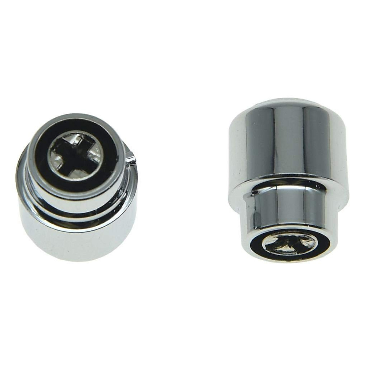 Dopro 2pcs Plastic Guitar Barrel Switch Tip 3 Way Pickup Selector Switch Knob for U.S./Import Tele Telecaster Chrome