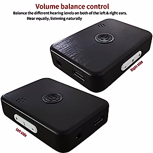 Wireless TV Listening Headsets Hearing Device Bone conduction Hearing Assist Headphones for Senior Adult Hard of Hearing to Watch TV & Conversation