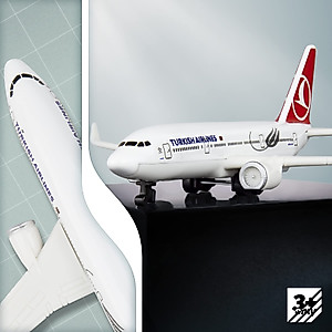 Joylludan Model Planes Turkey Airplane Model Airplane Plane Aircraft Model for Collection & Gifts