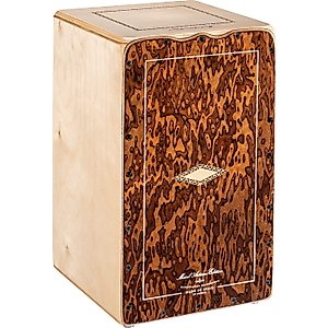 Meinl Artisan String Cajon with Canyon Burl Frontplate / Baltic Birch Body - MADE IN SPAIN - Seguiriya Line, 2-YEAR WARRANTY (AESELCB)