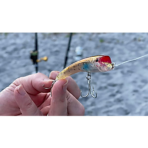 Nomad Design Maverick Fishing Lures, Inshore Suspending Jerkbait with Autotune Technology Suitable for Snook Stripers Redfish Tarpon & Seatrout in Saltwater 90 at SUS FR 1-1/2-1/2oz - Olive Back Shad