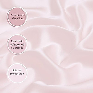 Peca Daily Real Silk Pillowcases 3-Pack - Mulberry Silk Pillow Case, Scrunchie & Eye Mask for Hair & Skin; Silk Pillow Cases Standard Size 100% Silk Pillowcases for Curly Hair-Skin Set