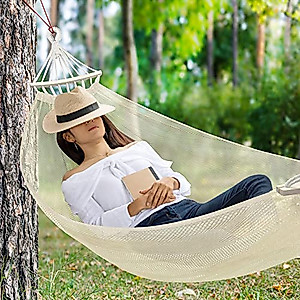 Outerman Camping Hammock,290 * 150cm(Max 550lb) Breathable Durable Portable Hammocks with Accessories, Perfect for Outdoor/Indoor Patio Backyard etc.