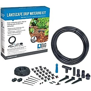 DIG G77AS Advanced Landscape 52 Piece Drip Watering Kit - Efficient and Customizable Garden Irrigation