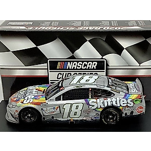 Action Racing 2020 Kyle Busch #18 Zombie Texas Raced Win Edition 1/24th Scale Diecast Car Hood Opens Metal Body, Plastic Chassis...Labelled Adult Collectable