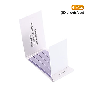 PATIKIL PH Test Strips, 4 Pack 320 Indicator Papers Litmus Tester for Water Food Soil Acid Testing, Blue