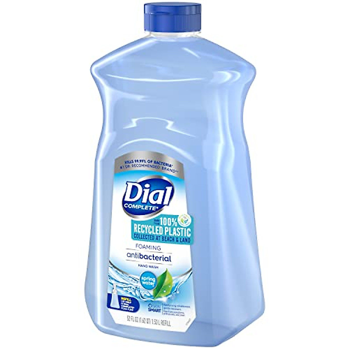 Dial Complete Antibacterial Foaming Hand Soap Refill, Spring Water, 52 fl oz