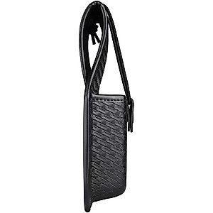 ROCOTACTICAL Basketweave Radio Pouch, Universal Radio Holder Pouch for Law Enforcement Duty Belt