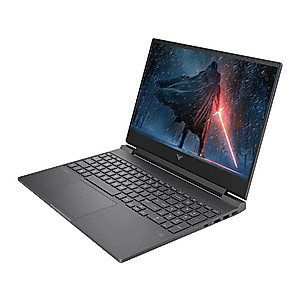 HP Victus 15.6" 144Hz Gaming Laptop, Intel 12th Core i5-12450H, 8GB RAM, 512GB PCIe SSD, NVIDIA GeForce GTX 1650 Graphics 4GB, Backlit Keyboard, Windows 11 Pro, Mica Silver, 32GB USB Card