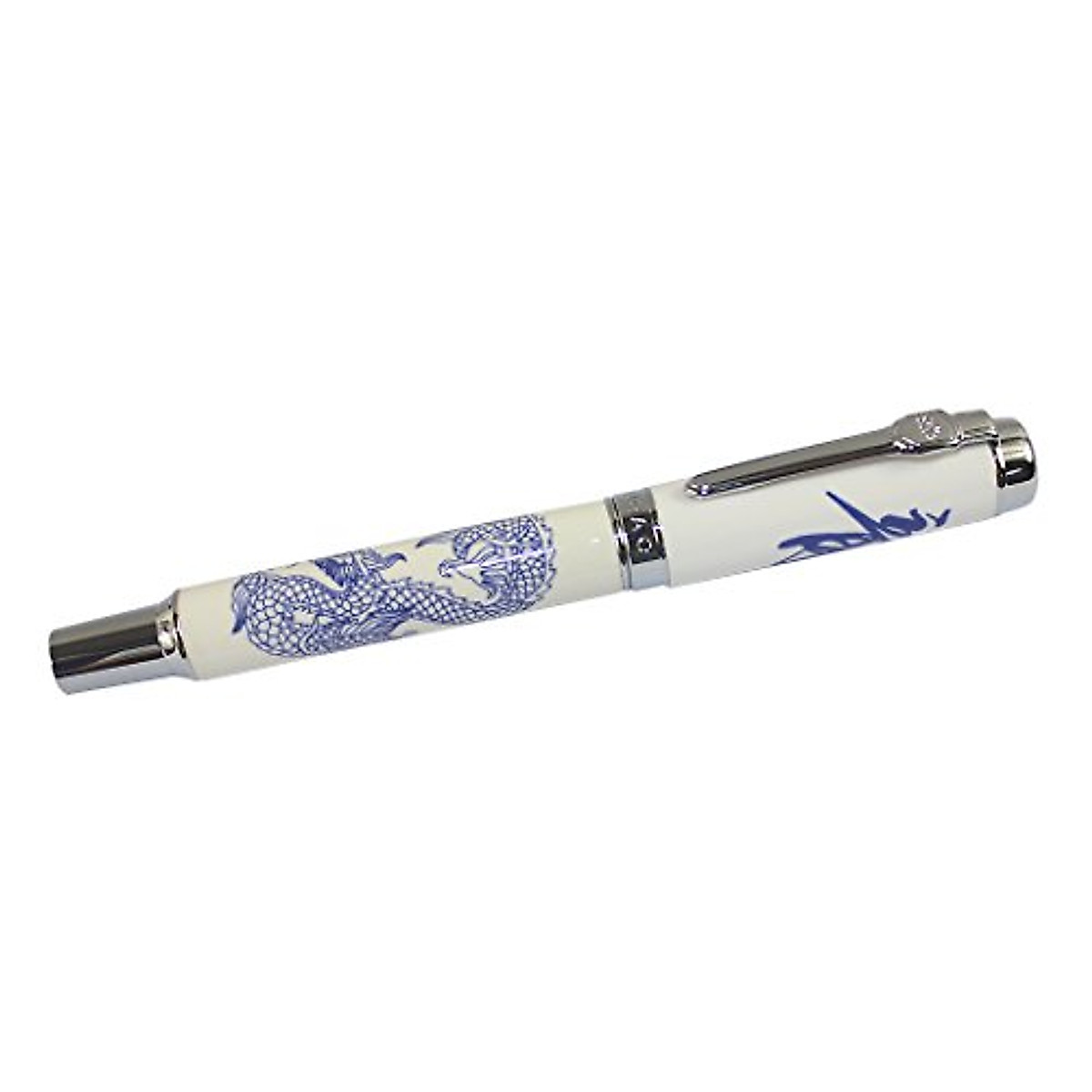 zoohot Jinhao Fountain Pen Blue and White Porcelain Chinese Dragon Medium Nib