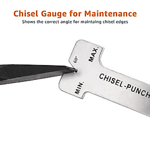 Amazon Basics 16-Piece Chrome Vanadium Steel Punch and Chisel Set with Storage Pouch