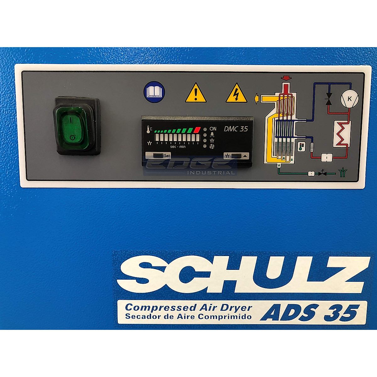Schulz Refrigerated Air Dryer for Air Compressor, Compressed Air Systems, 35 cfm. Good for 7.5hp & 10hp Compressors (Stand Alone Dryer)