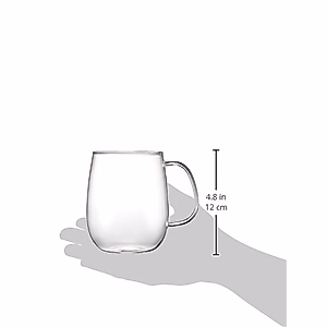 KINTO 8292 UNITEA Cup, 19.7 fl oz (550 ml), Dishwasher and Microwave Safe, Heat-resistant Glass, Gift