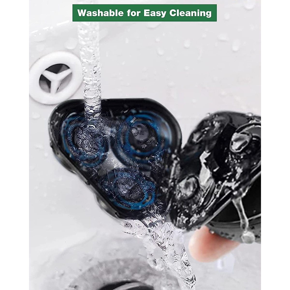 SH30 Replacement Heads for Shaver 2300 3800 Series 3000, 2000, 1000 and S738 Click and Style, 3Pack ComfortCut Shaving Heads with Durable Sharp Blade, Easy Replace, with Cleaning Brush