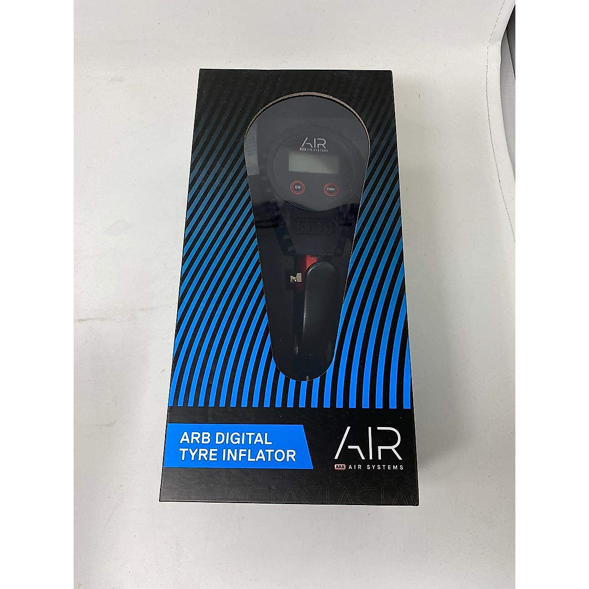 ARB ARB601 Digital Tire Pressure Gauge with Braided Hose and Chuck, Inflator and Deflator 25-75 PSI Readings