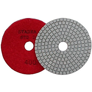 STADEA 4" Diamond Wet Polishing Pads for Wet Polisher Concrete Stone Polishing: Grit 30 grinding wheel