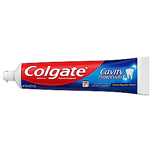 Colgate Cavity Protection Toothpaste with Fluoride - 4 Ounce (Pack of 6)