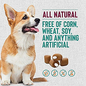 Presidio Pill Buddy Naturals - All Natural Ingredients - Duck Recipe Pill Hiding Treats for Dogs - Make A Perfect Pill Concealing Pocket Or Pouch for Any Size Medication - 30 Servings