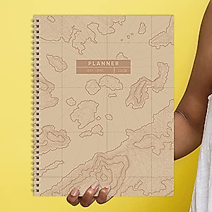 TF PUBLISHING July 2023 - June 2024 Map of The World Large Weekly Monthly Planner | TF Publishing 2023-24 Academic Planner Weekly/Monthly | Academic Calendar 2023-2024 Monthly