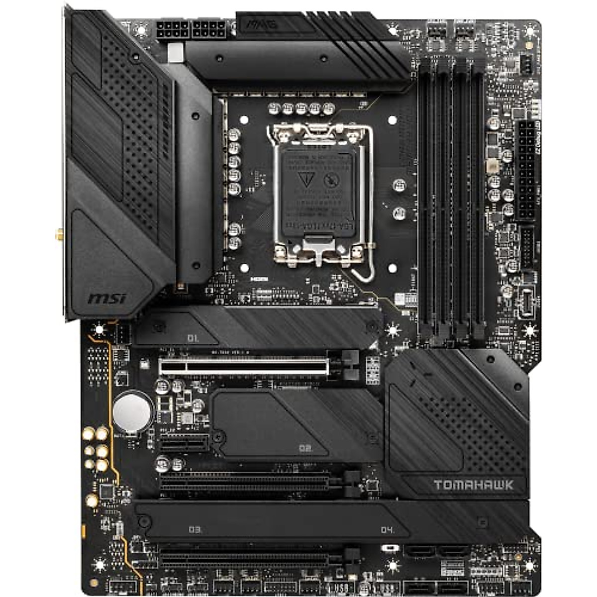 MSI MAG Z690 Tomahawk WiFi DDR4 Gaming Motherboard (ATX, 12th Gen Intel Core, LGA 1700 Socket, DDR4, PCIe 4, CFX, M.2 Slots, Wi-Fi 6)