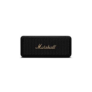 Marshall Emberton II Portable Bluetooth Speaker - Black & Brass