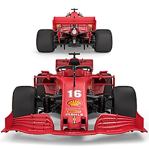 RASTAR RC Car Kits to Build for 1/16 Ferrari F1 Remote Control Car, Build Your Own RC Car Kit, Gift Ideas for 8+, Red
