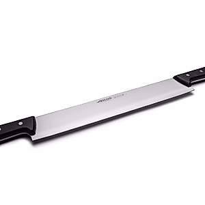 ARCOS Cheese Knife 16 Inch Nitrum Stainless Steel and 400 mm blade. 1150 gr. Ergonomic Polyoxymethylene POM Handle. Series Universal. Color Black