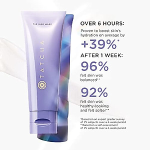 TATCHA The Rice Wash | Soft Cream Cleanser Washes Away Buildup Without Stripping Skin For A Soft, Luminous Complexion | 4 oz