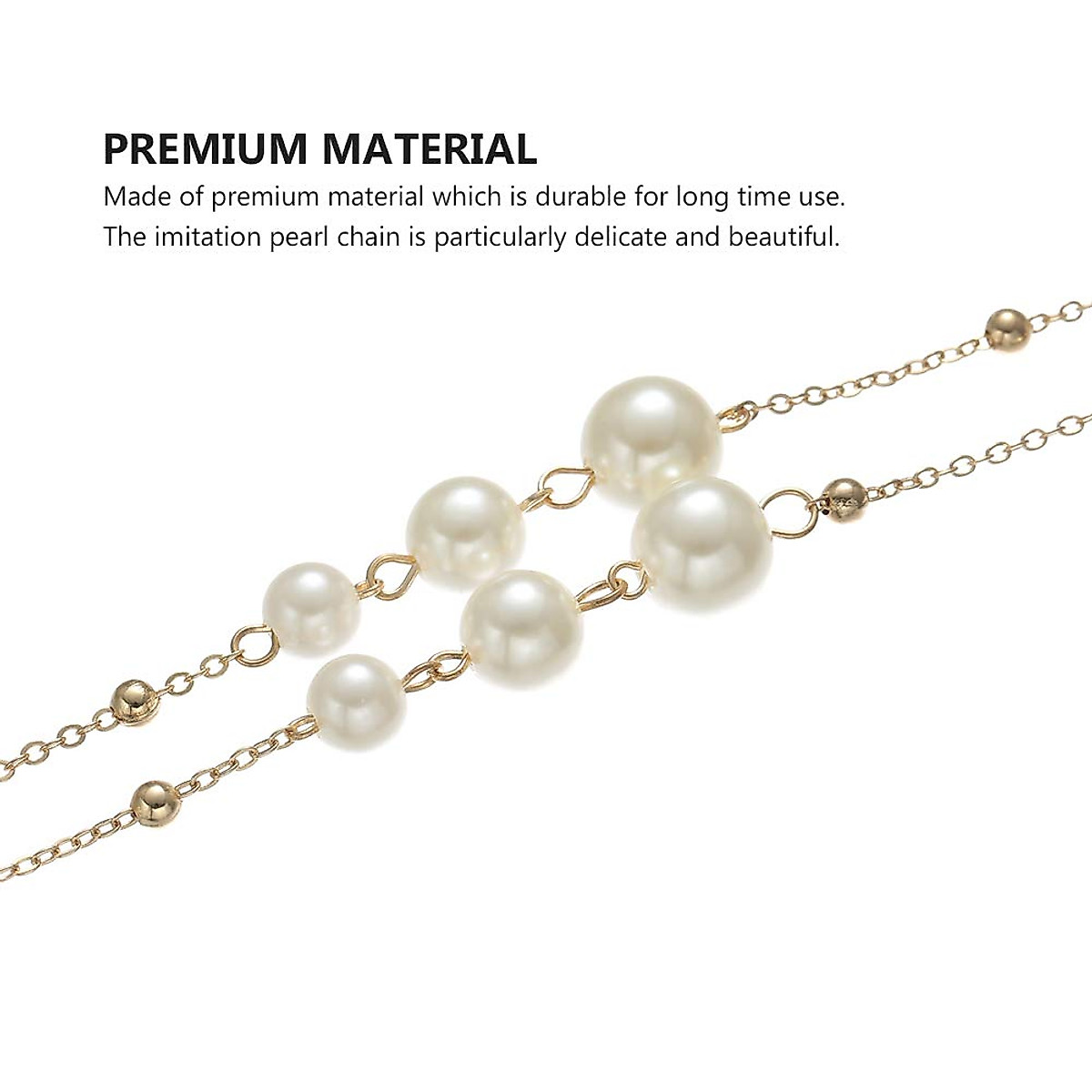 VALICLUD 1 Set 2Pcs Irregular Photo Props Trendy Chic Street Shooting Glasses (Golden)