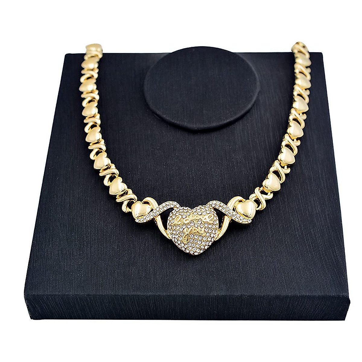 Giffor Jewellery Lady 14K Gold Filled Jewelry sets for Women Bracelets Necklaces With Earrings Gifts