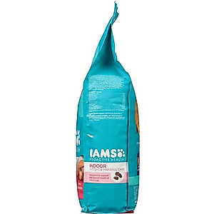 IAMS Proactive Health Adult Indoor Weight & Hairball Care Dry Cat Food with Salmon, 7 lb. Bag