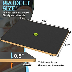 Nelyrho Resin Leveling Board for Epoxy Resin, 16''x 12'' Adjustable Precision Leveling Table for Resinate, Epoxy Resin Accessories, Multipurpose Resin Leveling Table, Resin Supplies (Grey)