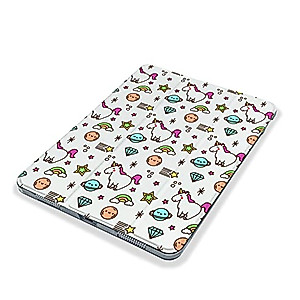 Kawaii Funny Unicorn Rainbow case Compatible with iPad Mini Air Pro 7.9 8.3 9.7 10.2 10.9 11 12.9 inch Pattern Cover New 2022 2021 Trifold Stand 3 4 5 6 7 8 9 Generation 422 (9.7" Air 1/2)
