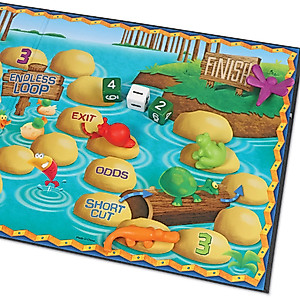 Learning Resources Sum Swamp Game Addition & Subtraction Game - 8 Pieces, Ages 5+, Math Games for Kids, Educational Kids Games, Kindergarten Math Board Games Gifts for Boys and Girls