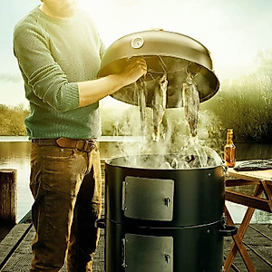 Joyagrill 8'' Cold Smoke Generator spiral square, More Durable with thicker material, Perfect Idea for Hot or Cold smoking with smoking dust on BBQ Grill and Smoker, Cold smoking time up to 4-7 Hours