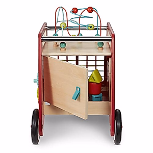 Radio Flyer Deluxe Push & Play Cube Walker, Walker Toy for Ages 1-3