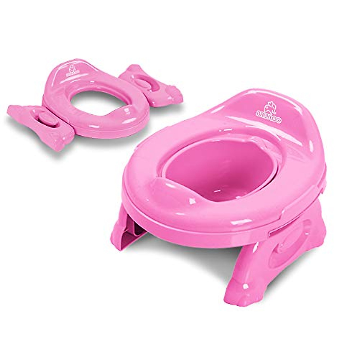 Babyloo Multipurpose 2 in1 Travel Potty (Pink)