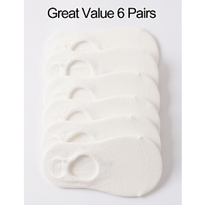 BabaMate Toddler Kids No Show Socks Little Girls Boys Cotton Socks Low Cut Ankle Socks 1-3 Years (6 Pairs)