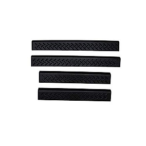 Auto Ventshade [AVS] Stepshield | Black, 4 pc | 91021 | Fits 2005 - 2015 Toyota Tacoma Access Cab
