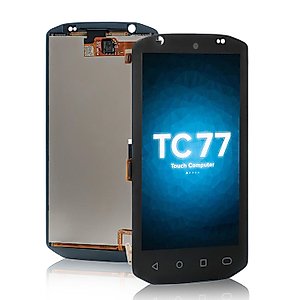 for Zebra TC77 TC70 TC75 TC70X TC75X TC72 LCD Screen Replacement - LCD Touch Display Digitizer Assembly Compatible with Handheld Android Barcode Scanners