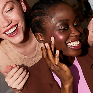 FLOWER Beauty By Drew Barrymore Blush Powder - Matte or Shimmer Natural Glow - Warms Complexion + Rosy Glow - Long-Lasting + Enhances Skin Tone - Blends on Smooth + Silky - Cruelty-Free + Vegan (Spic ed Petal)