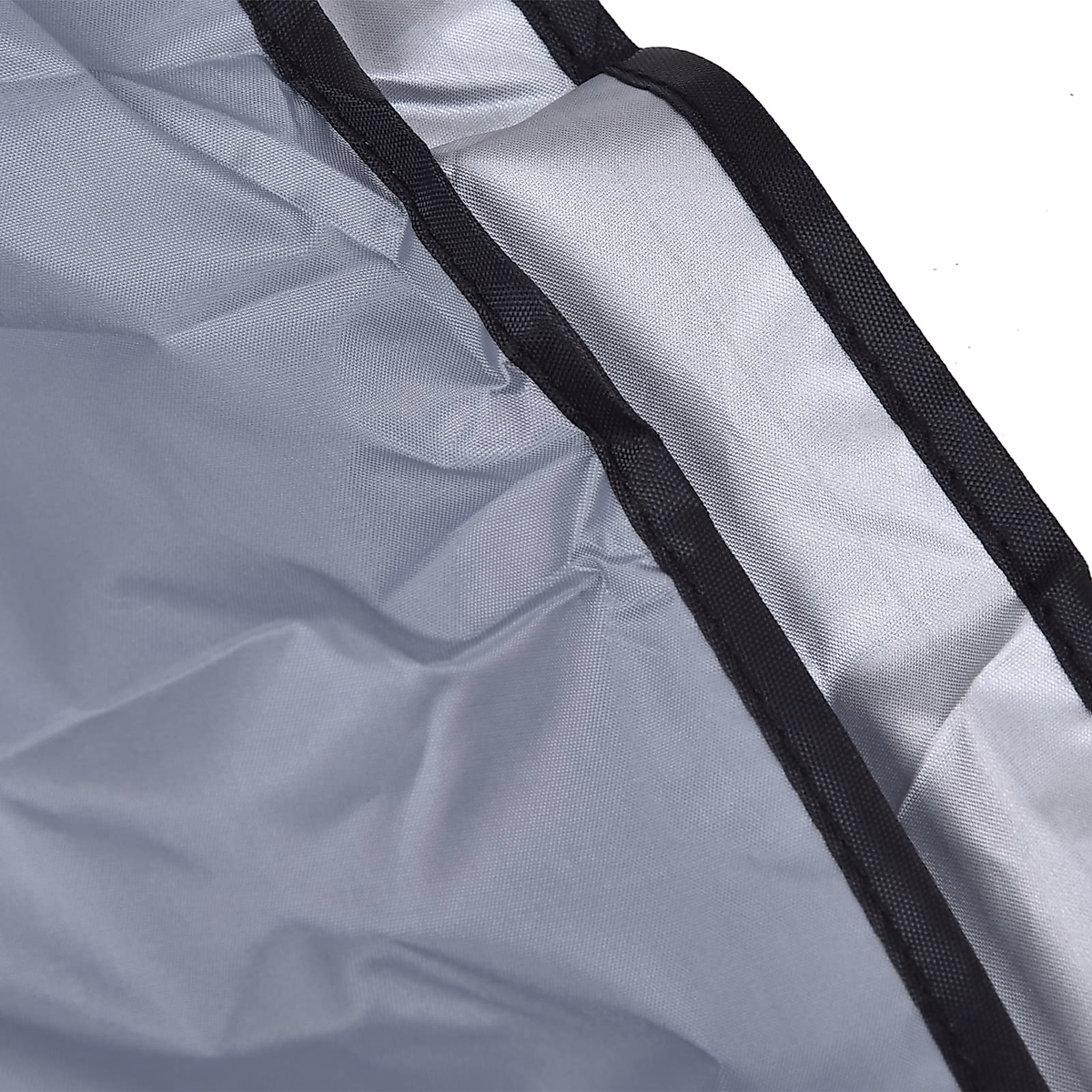 Oumefar 3 Seater Swing Cushion Cover Lightweight Swing Seat Cover Swing Cushion Replacement for Garden for Patio(Gray)