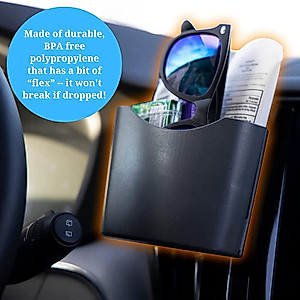 Mighty Mojo Vent N' Door Caddy and Sauce Caddy Bundle 2-Pack – French Fry Holder – Holds Fries, Sauce & More – Connects to Vent and Door – 2-Pack